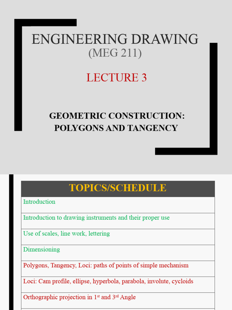 03 Polygons - Tangency | PDF | Circle | Tangent