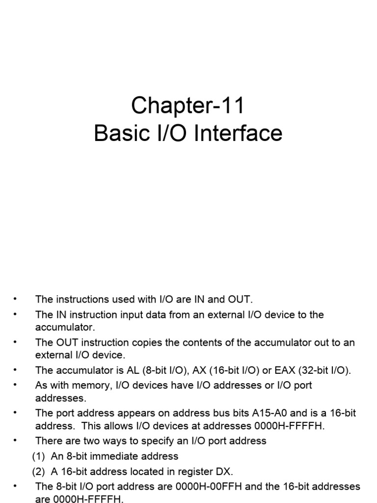Chapter 11 | Download Free PDF | Input/Output | Office Equipment