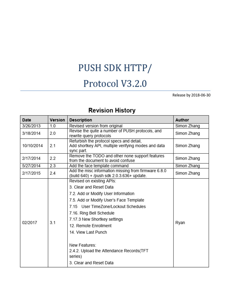 PUSH SDK User Manual3.2.0 Release | PDF | Business | Computers