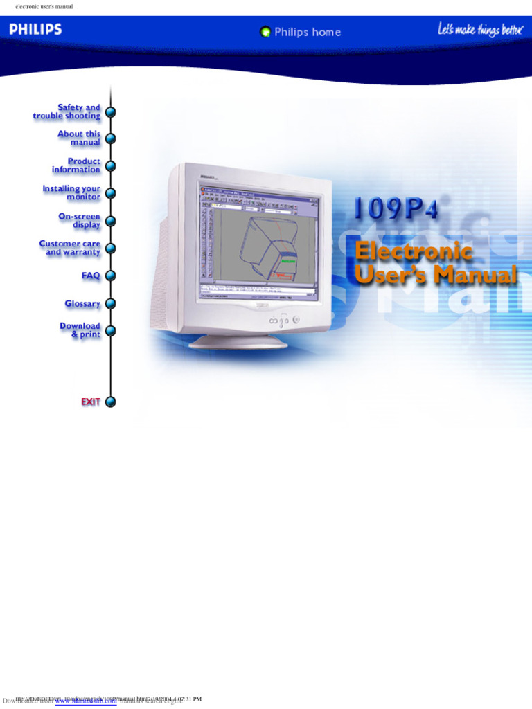 Downloaded From Manuals Search Engine | PDF | Computer Monitor | Icon (Computing)