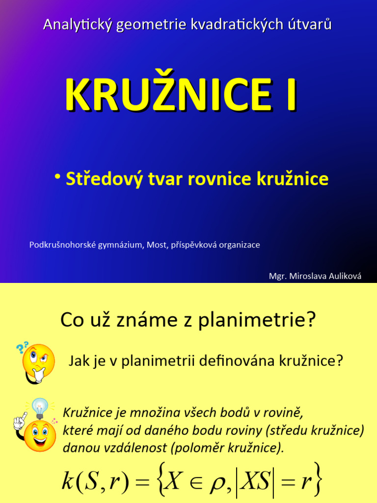 Kruznice Stredovy Tvar | PDF