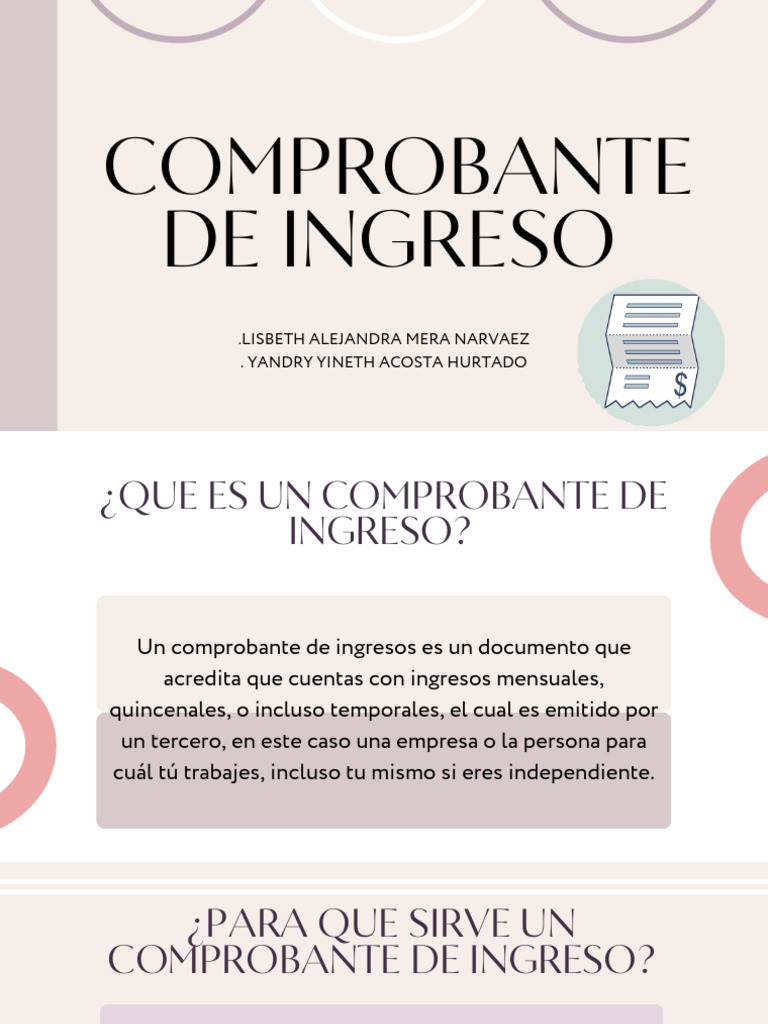 Comprobante de Ingresos 2 | PDF