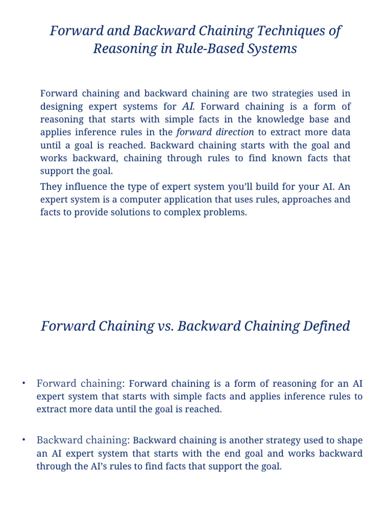 Chaining | Download Free PDF | Inference | Analysis