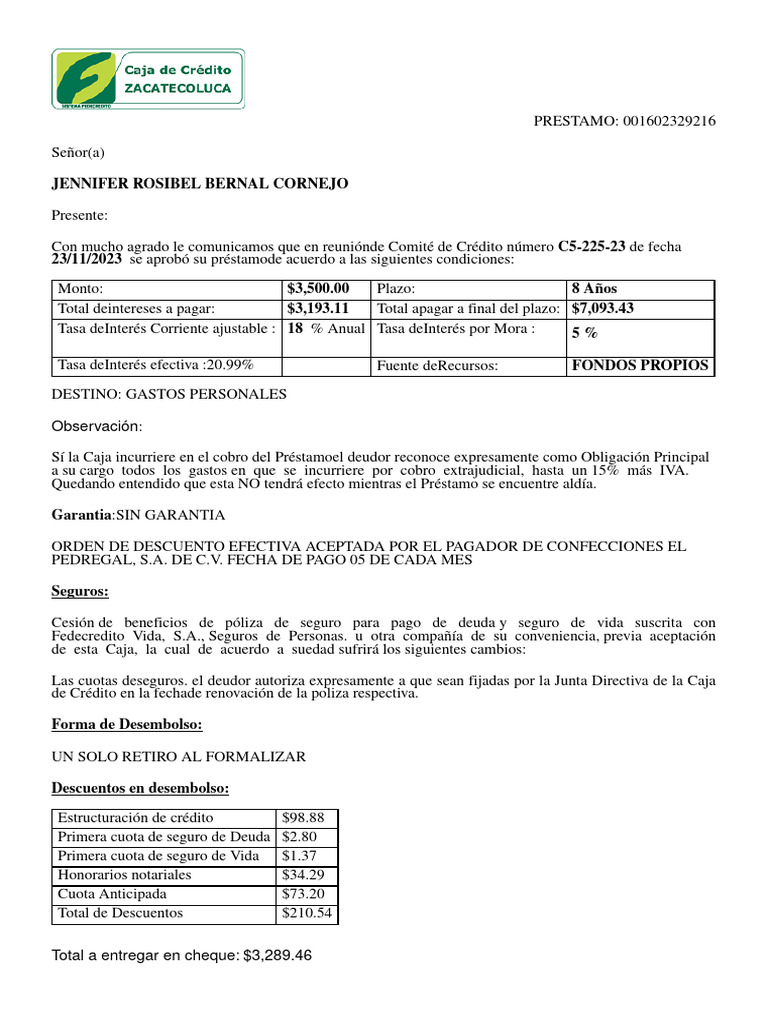 Jennifer Rosibel Bernal Cornejo | PDF