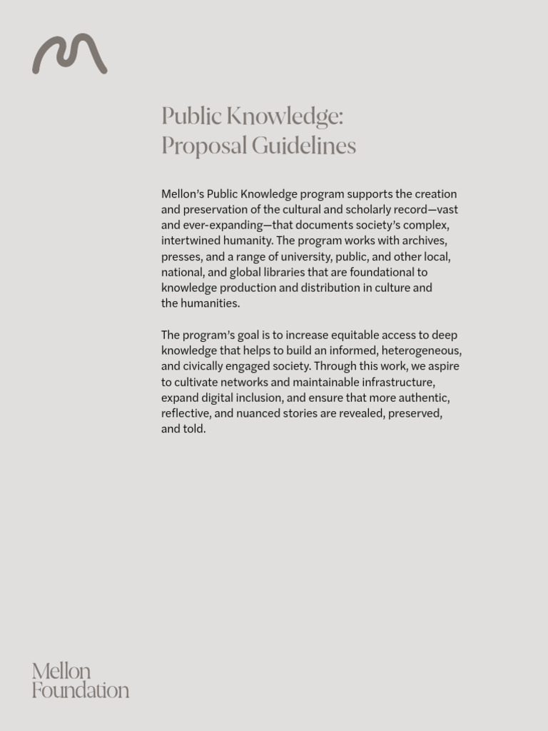 Proposalguidelines PK 020623 | PDF