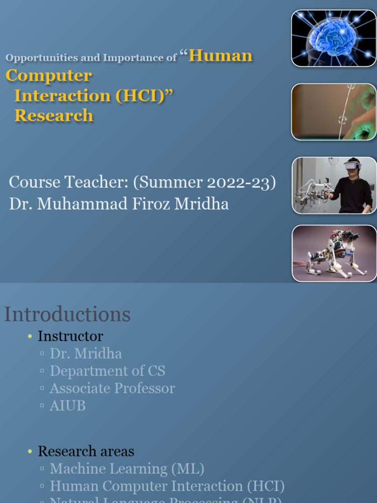Lec 01 Hci Introduction Pdf Human Computer Interaction Graphical
