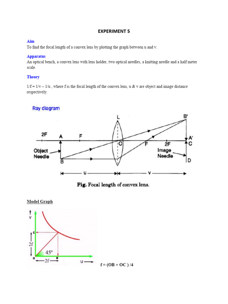 Grade 12 Physics Practical Section B | PDF