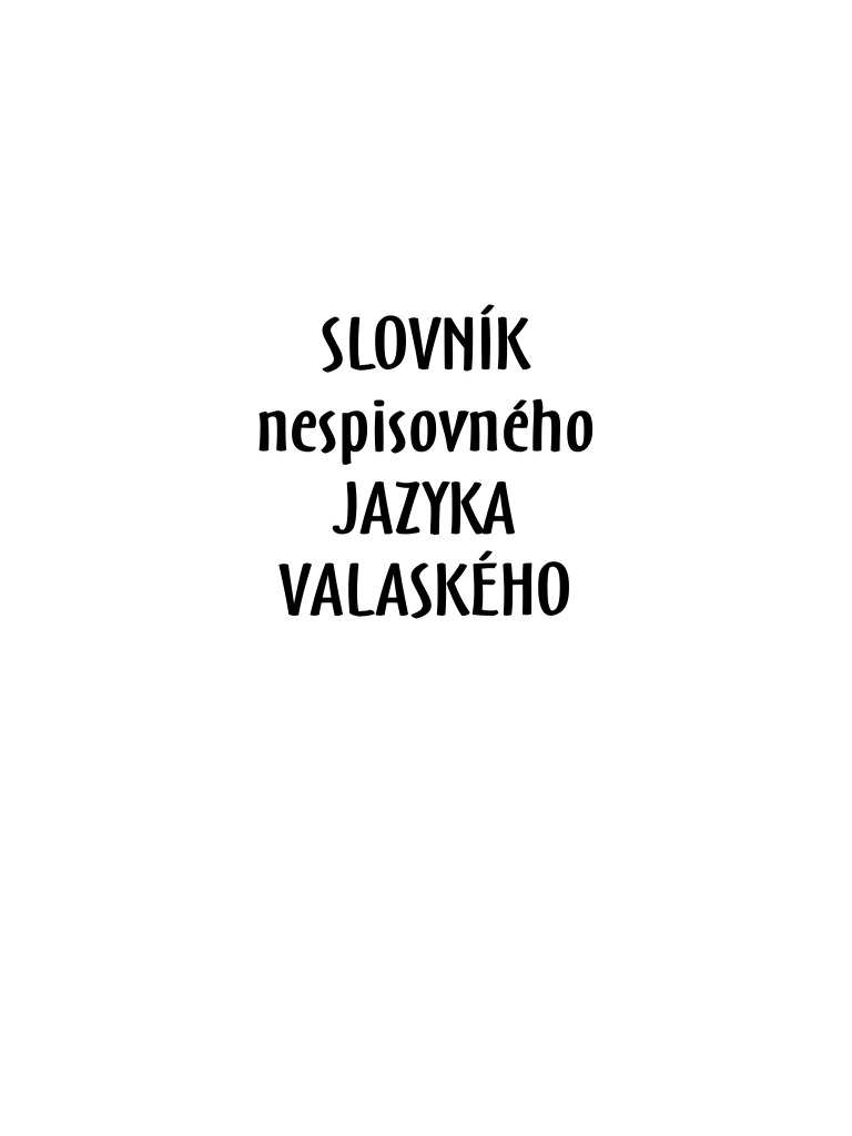 Valassky-Slovnik 1425218206 | PDF