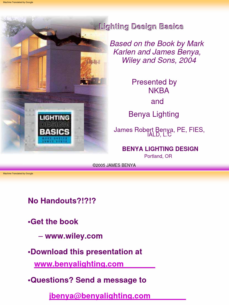 Lighting Design Basics | PDF | Lighting | Fluorescent Lamp