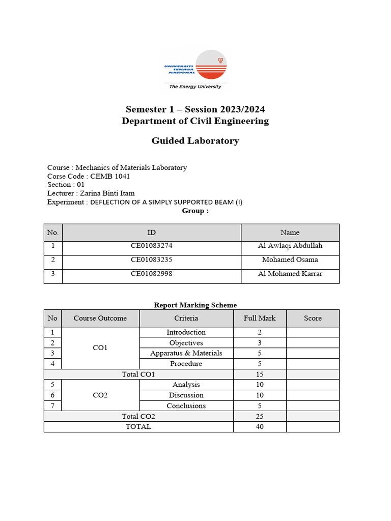 Experment 1 (A) | PDF