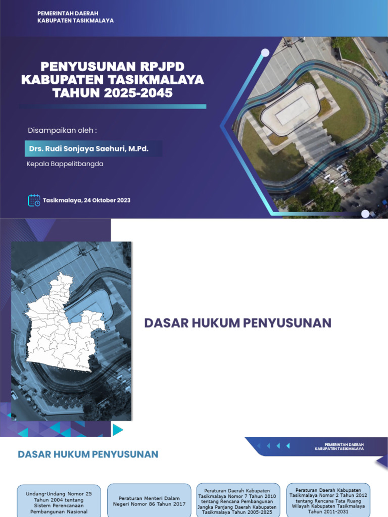 Paparan Pa Kaban Sosialisasi RPJPD 2025-2045 (24 Okt) | PDF