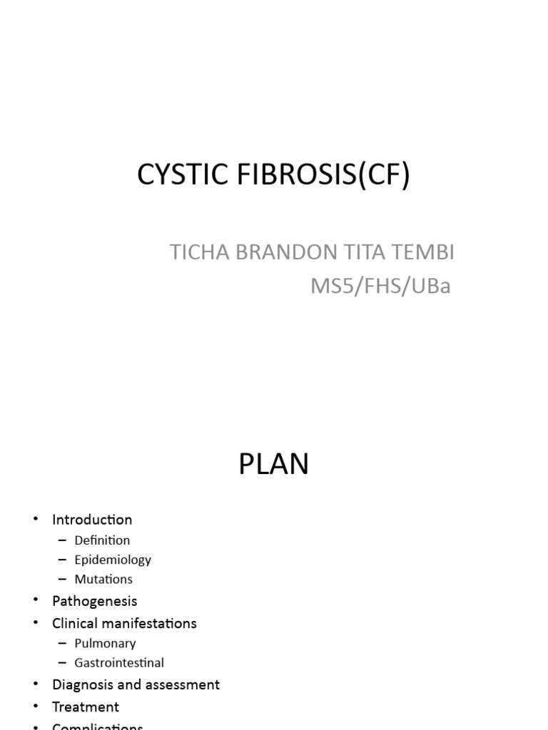 Cystic Fibrosis | PDF | Respiratory Tract | Mucus