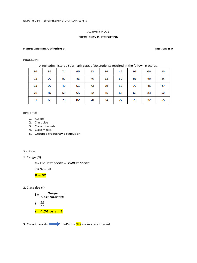Frequency Distribution Analysis Guide | PDF