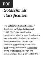 Goldschmidt Classification of Elements | PDF | Chemical Elements ...