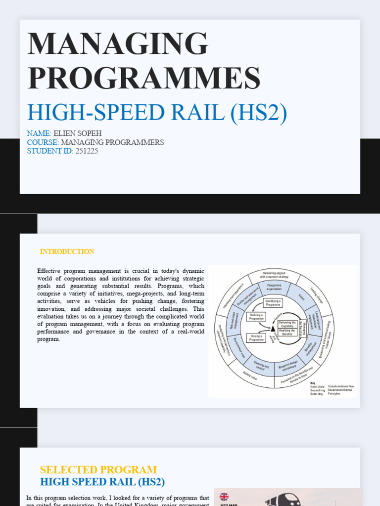 HS2 Program Management Analysis | PDF | Governance | Corporate Governance