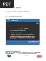 ITEP Grammar Practise | PDF | Language Mechanics | Syntax