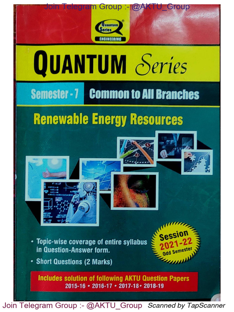 Renewable Energy Resources Quantum | PDF