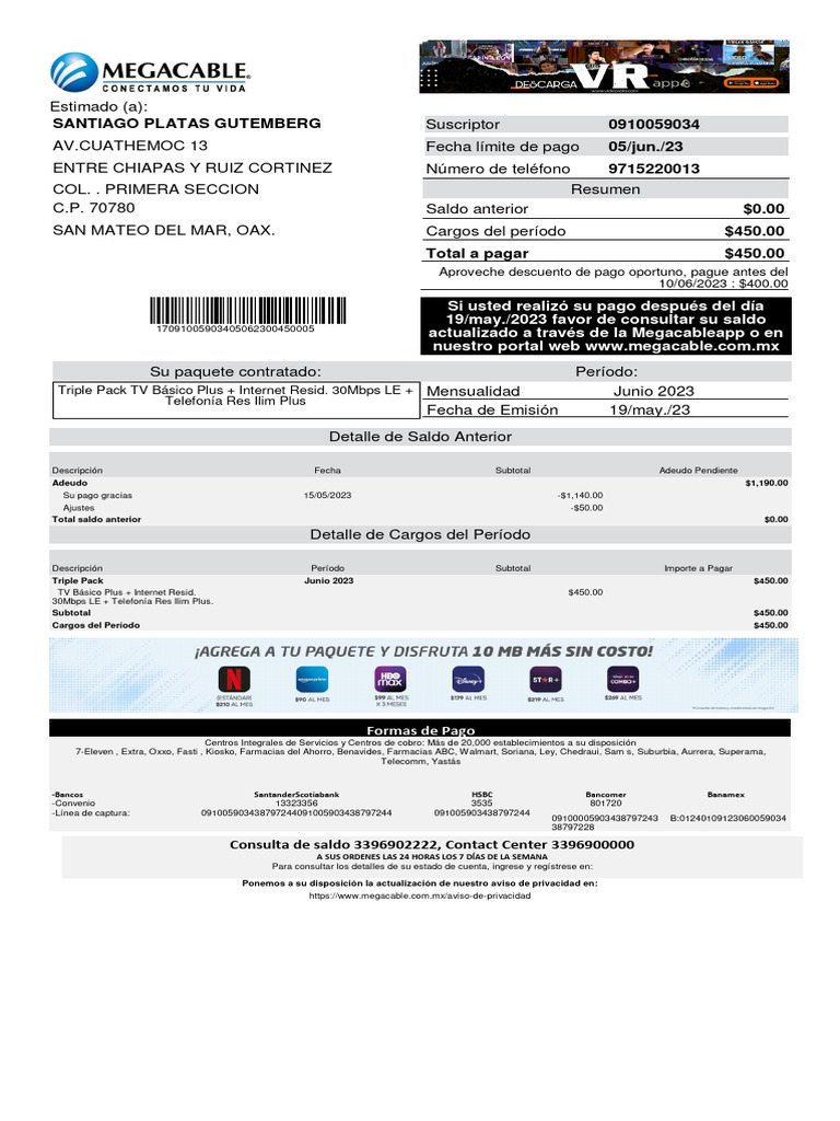 Recibo Telefono | PDF