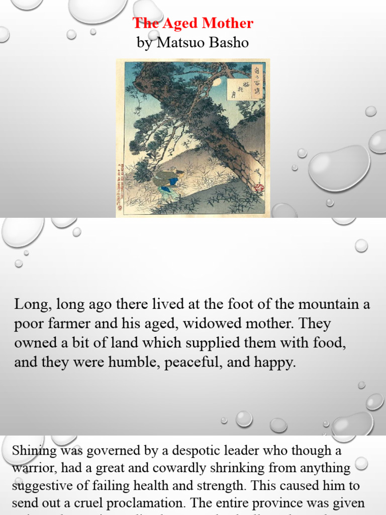 The Aged Mother | PDF