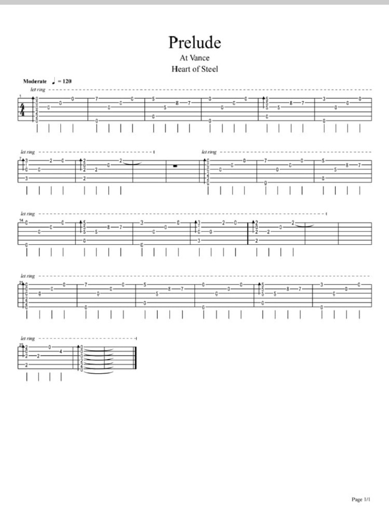 Prelude at Vance Tab | PDF