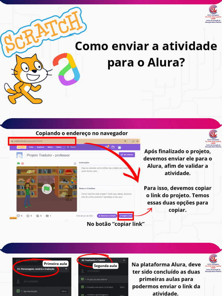 8 - Tutorial - Como Subir o Projeto para o Alura | PDF