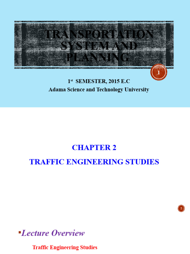 Traffic Engineering | PDF