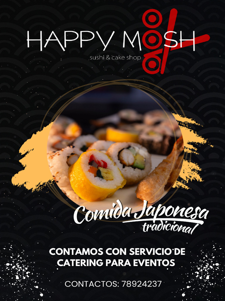 Menu Happy Mosh Potosi | PDF | Sushi | Cocina japonesa
