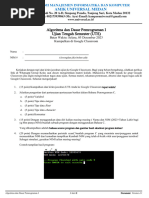 Soal Uas Prak - Alpro 1e 2023 | PDF | Seni | Komputer