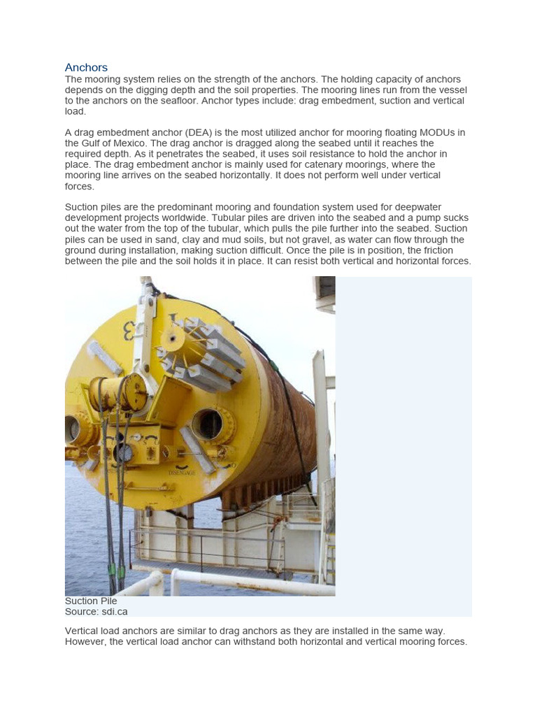 Anchors | PDF | Anchor | Deep Foundation