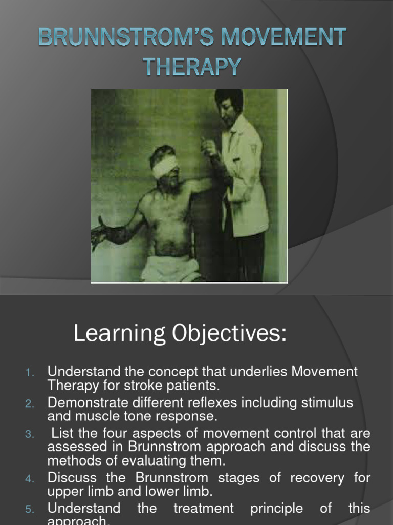Brunnstrom's Movement Therapy | PDF