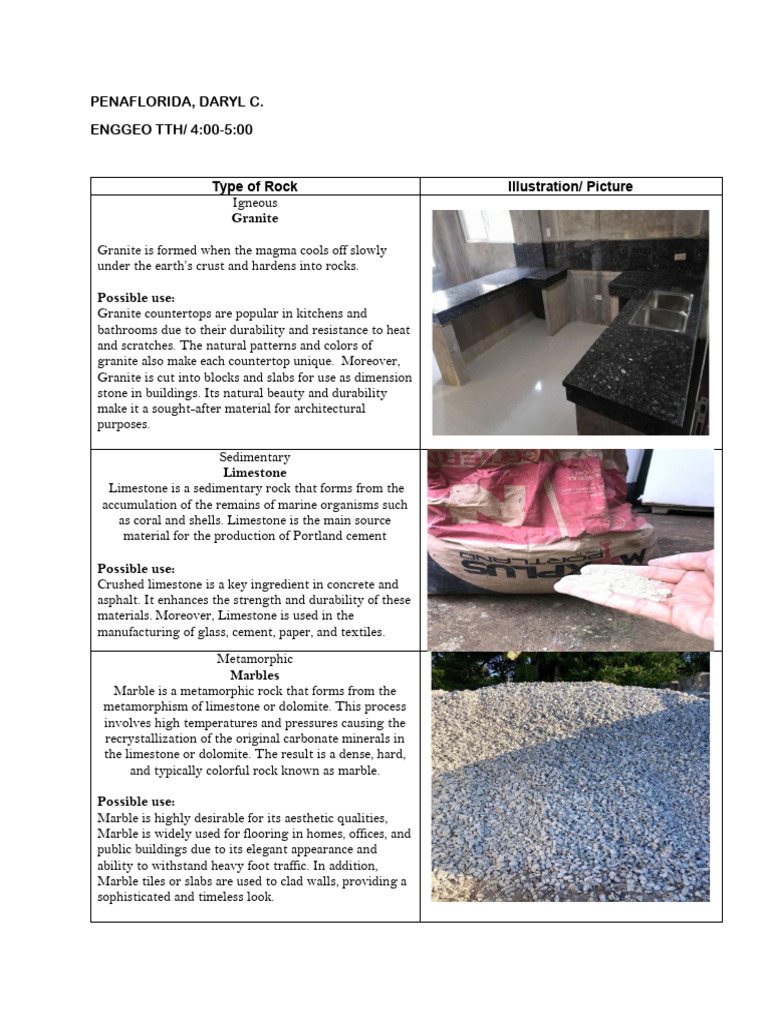Rocks | PDF | Science & Mathematics