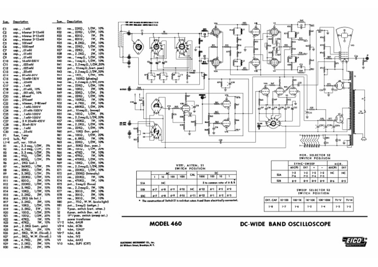 Eico Schematic 460 | PDF