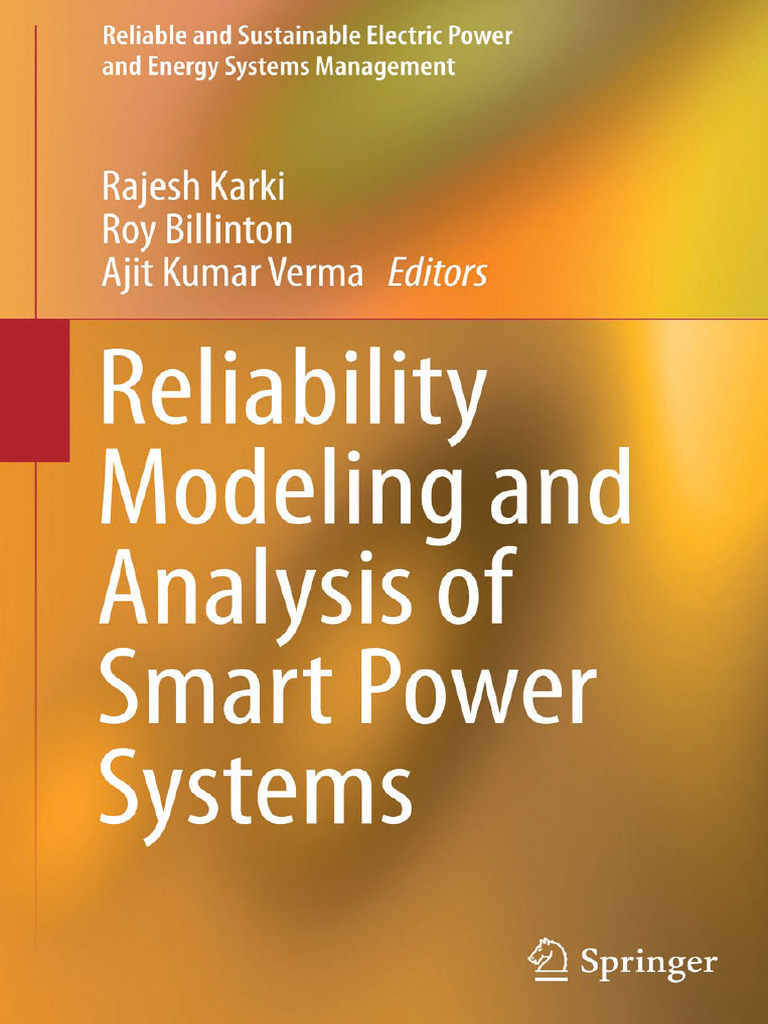 Reliability Modeling and Analysis of Smart Power Systems | PDF