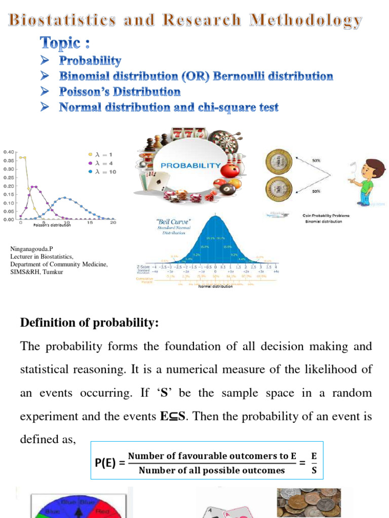 BPT-Probability-binomia Distribution, Poisson Distribution, Normal Distribution and Chi Square ...