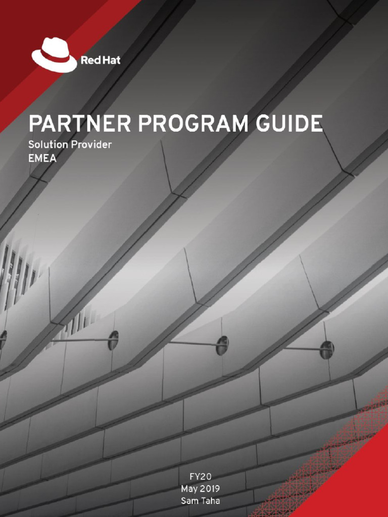 Red Hat EMEA Solution Provider Program Guide FY20 | PDF | Red Hat | Cloud Computing