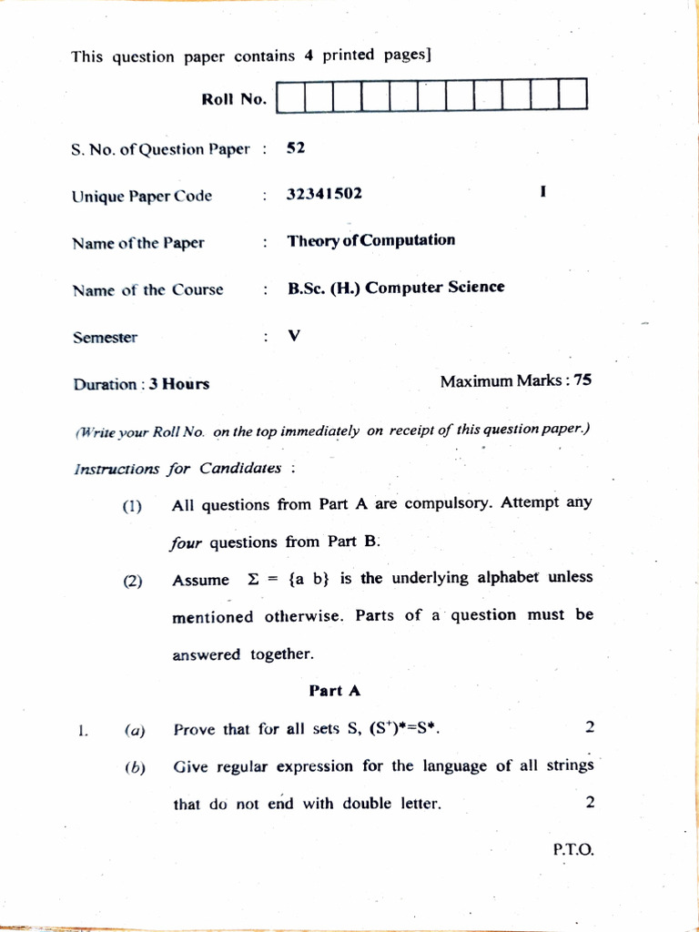 TOC Paper 21 | PDF | Applied Mathematics | Syntax (Logic)