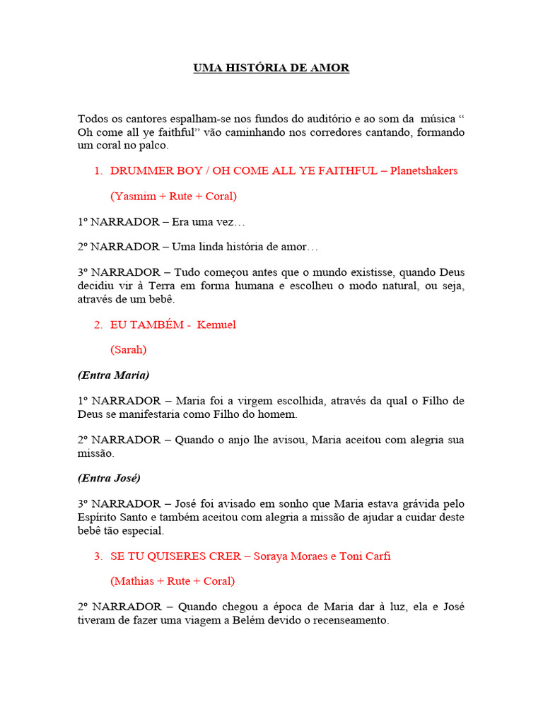 Uma História de Amor | PDF