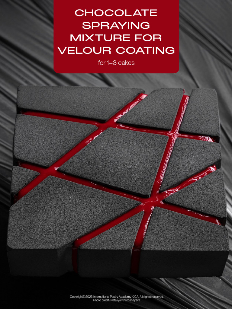 Chocolate Spraying Mixture For Velour Coating | PDF