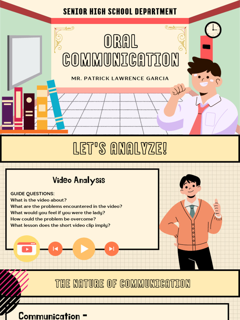 Oral Comm Lesson 1 | PDF | Communication | Human Communication