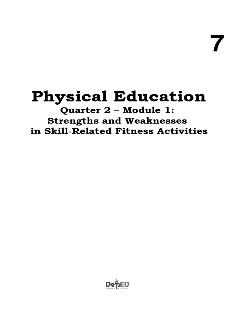 Module 1 Q2 Activities | PDF | Physical Fitness | Medical Specialties
