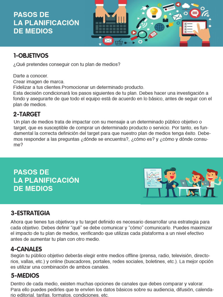 Pasos de La Planificacion de Medios | PDF
