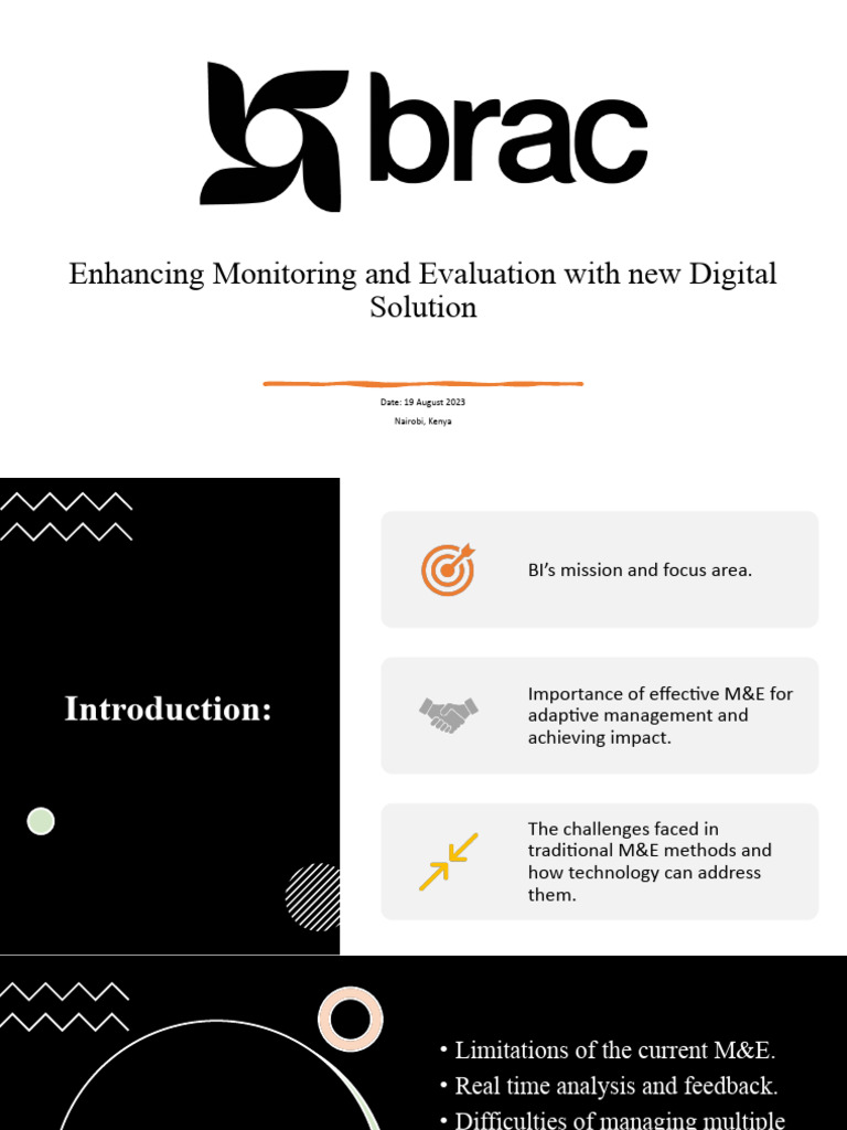 Enhancing Monitoring And Evaluation With New Digital Solution Reviewed Pdf Data Real