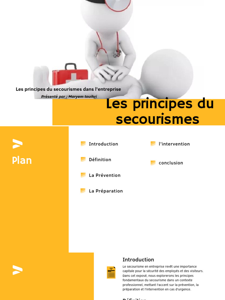 Les Principes Du Secourismes | PDF