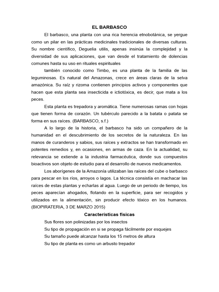 El Barbasco | PDF