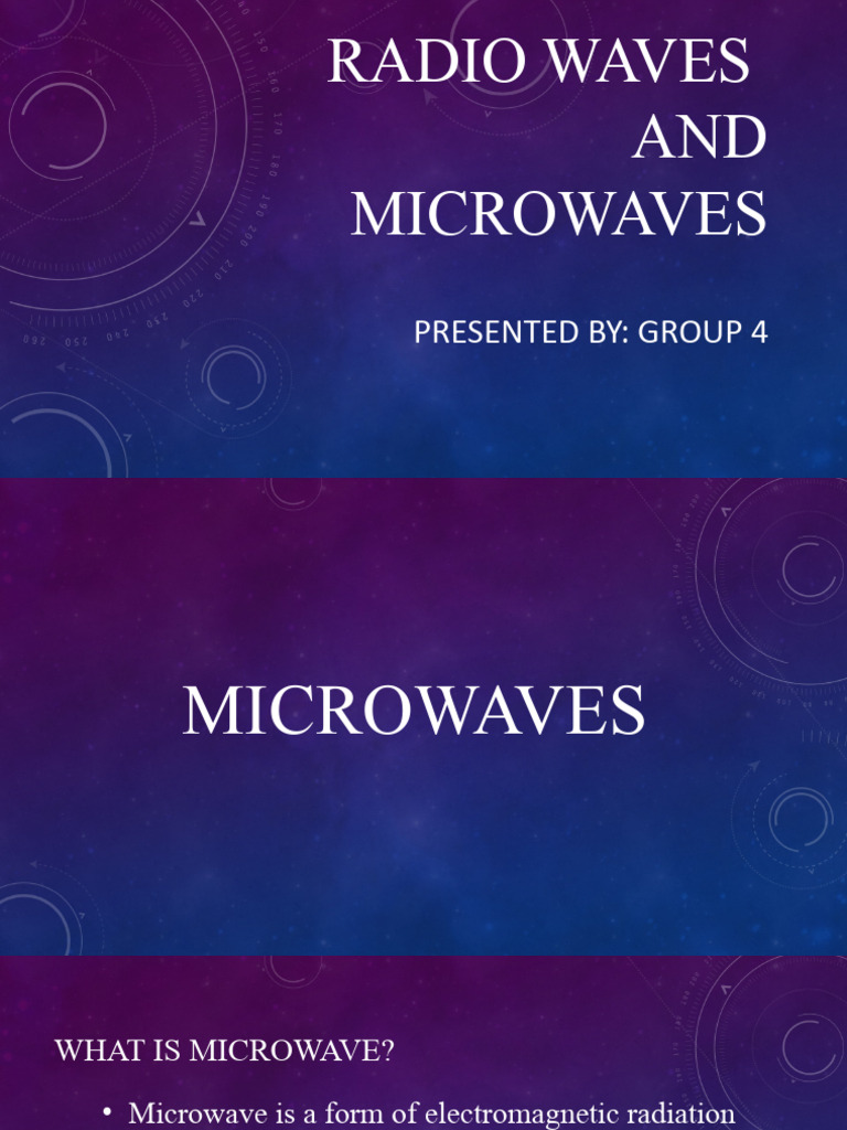 Radio Waves Microwaves | PDF