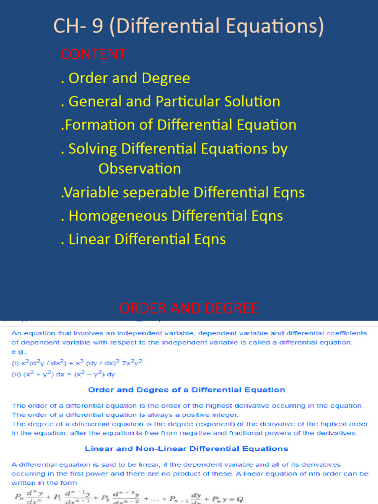 Chapter - 9 Maths 12 | PDF