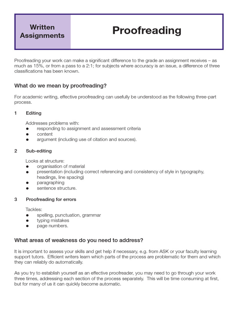 Proofreading | Download Free PDF | Proofreading | Copy Editing