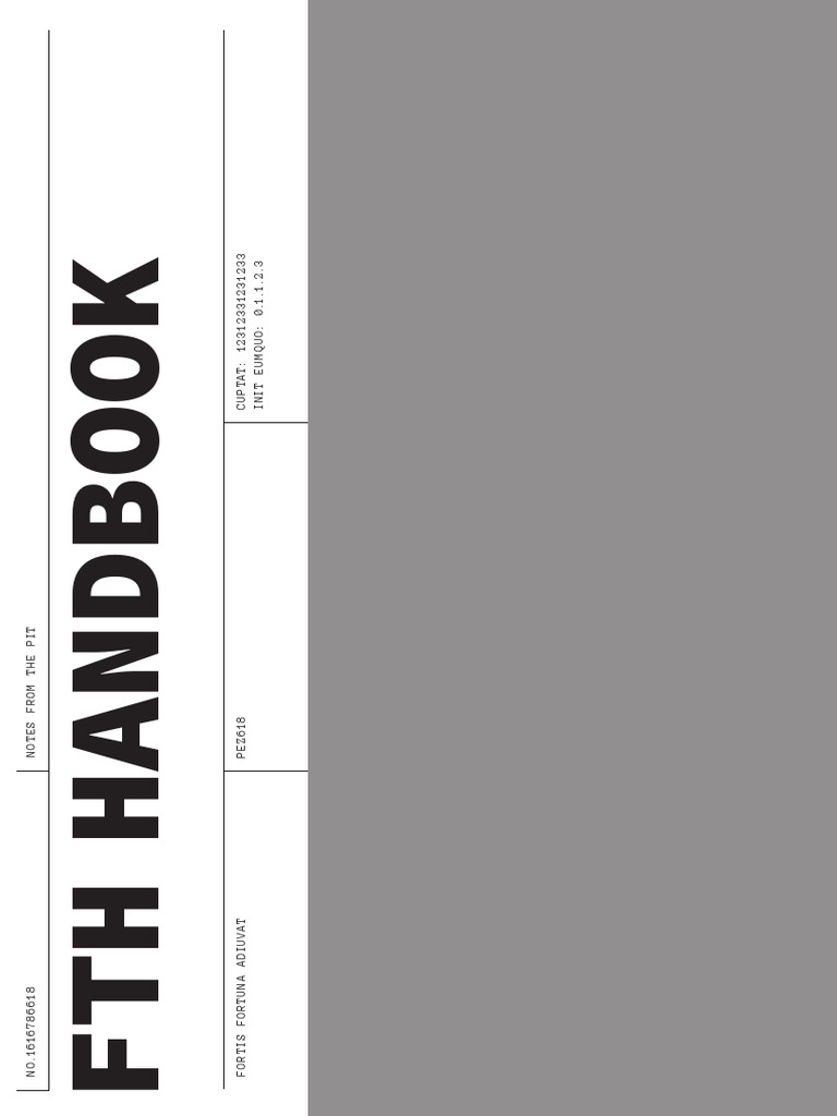 FTH The Floor Trader's Handbook | PDF