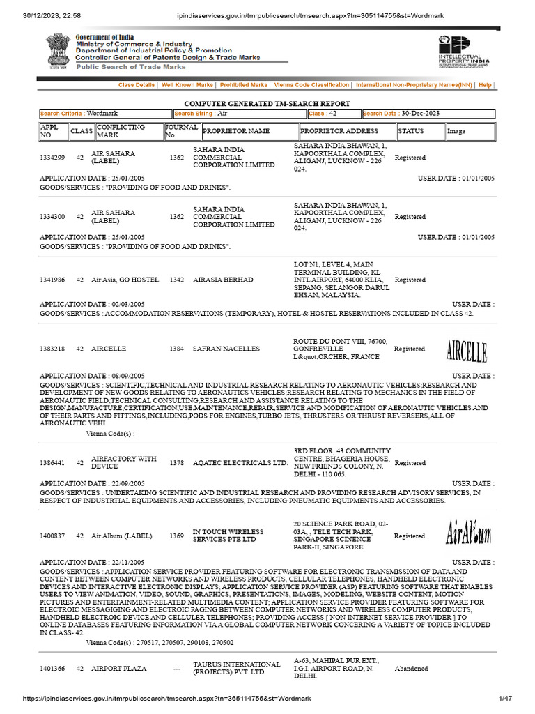 IP Search Report | PDF | Encryption | Computer Network