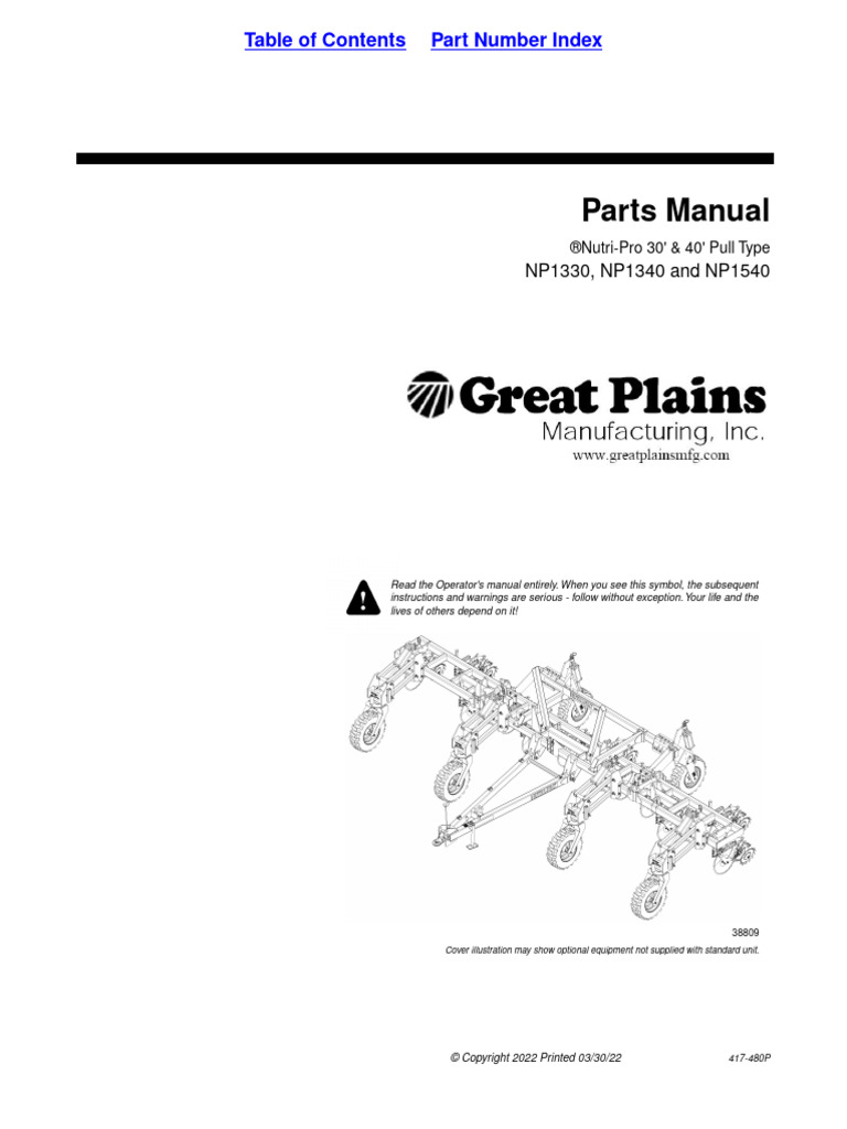 Parts Manual: Part Number Index | PDF | Valve | Pump